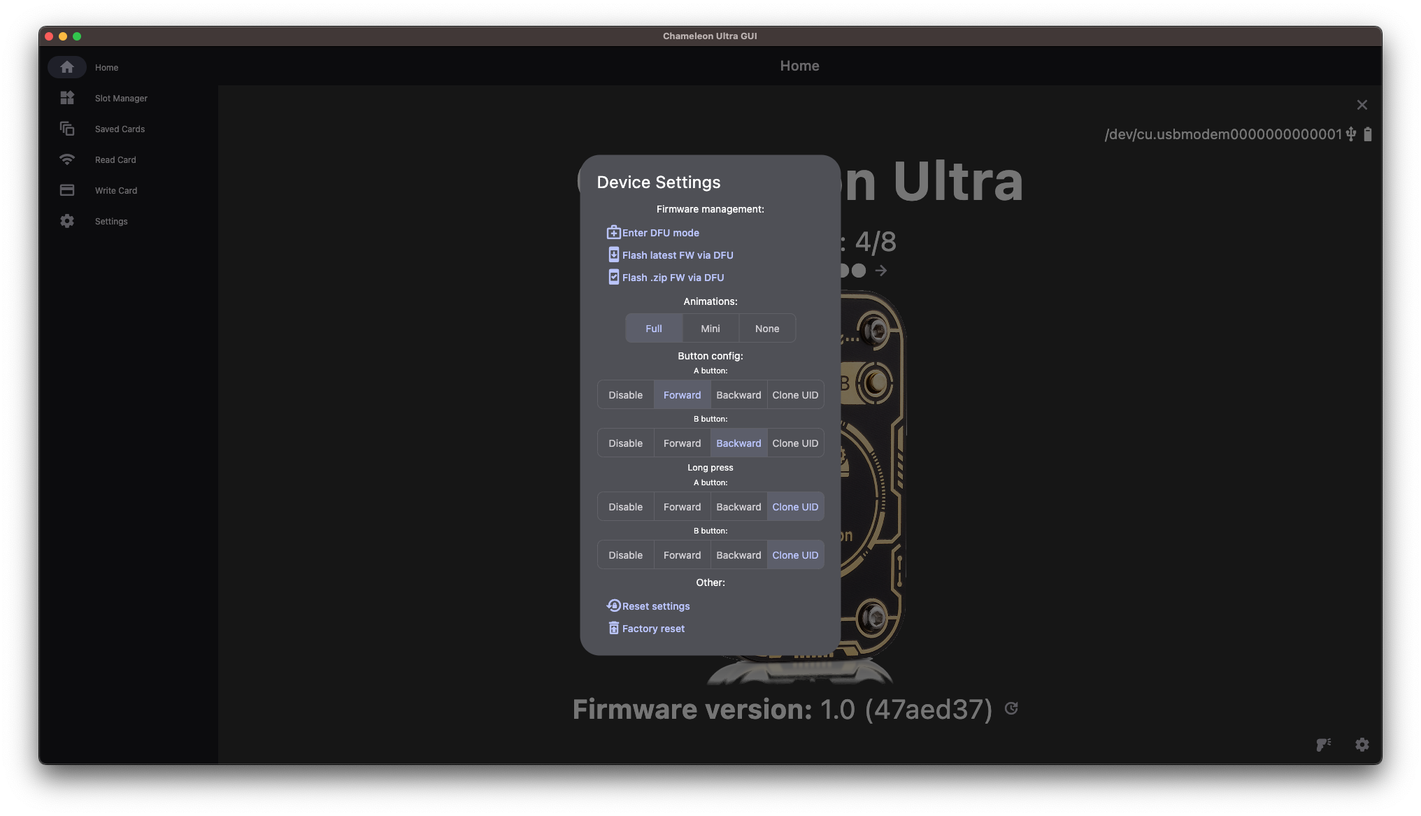 Chameleon Ultra GUI Documentation | ChameleonUltraGUI